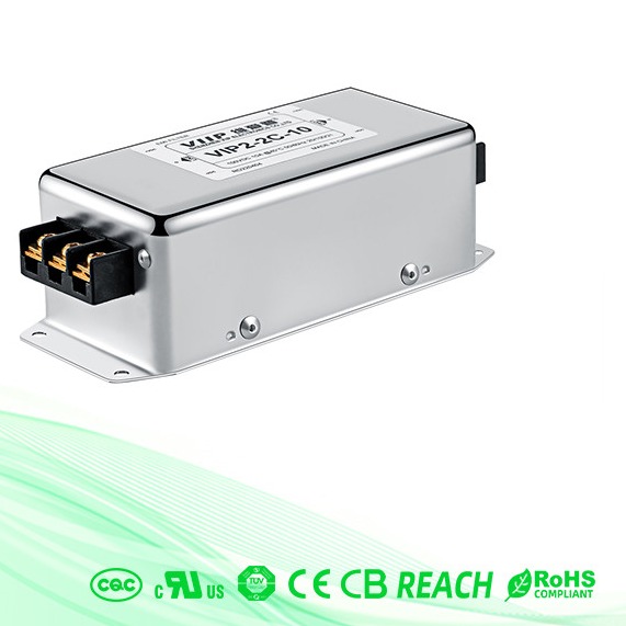 EMI EMC Low Pass Power Line 3 Phase Filter 110 / 250VAC 100A